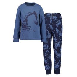 Blue Seven Pyjamaoberteil »Jungen Pyjama« 2 Stk. tlg. 541 - JEANSBLAU 98 98 Langärmliger Pyjama für Jungen
