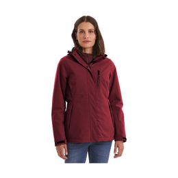 Killtec Outdoorjacke »KOW 140 WMN JCKT« Wasserdichte Damenjacke, atmungsaktiv, abnehmbare Kapuze weinrot 38 38 Damen Funktionsjacke mit...