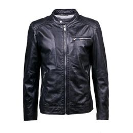 Freaky Nation Lederjacke »Lucky Jim-FN« schwarz M