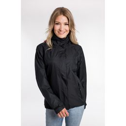 DEPROC Active Outdoorjacke »GLENDALE PEAK WOMEN« Kontrastreissverschluss schwarz 40 (M) 40 (M) Funktionale Outdoorjacke im klassischen Design