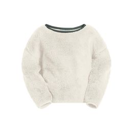 Jack Wolfskin Rundhalspullover &raquo;GLEELY FLEECE PULLOVER K&laquo; cotton-white 92 92 Flauschiger Fleece-Pullover f&uuml;r Kleinkinder