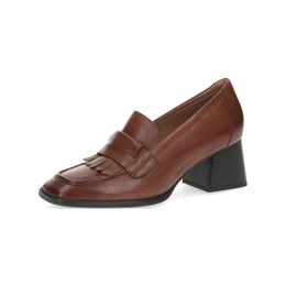 Caprice Pumps »Pumps Leder« Cognac 37 37 Verschluss: Schlupfschuh