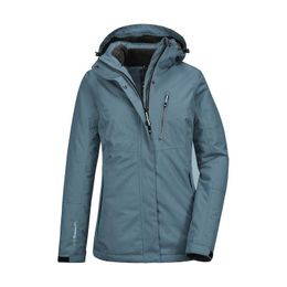 Killtec Outdoorjacke &raquo;Nira&laquo; Wasser- und winddichte Jacke, atmungsaktiv, abnehmbare Kapuze jade 38 38 abzippbare, weitenregulierbare Kapuze