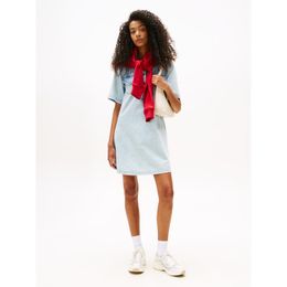 Tommy Jeans Jeanskleid »A-LINE DENIM DRESS EXT« Brusttaschen Denim Light L (40) - N-Gr N-Gr L (40) Kurzes Jeanskleid von Tommy Jeans