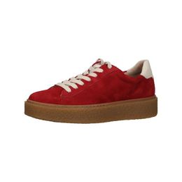 Paul Green Sneaker »Sneaker Veloursleder« Rot/Weiß 42 42 Verschluss: Schnürung