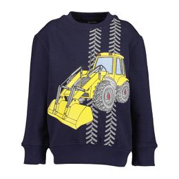 Blue Seven Sweatshirt »Jungen Sweatshirt« 1 Stk. tlg. 590 - NACHTBLAU 116 116 Sweatshirt mit coolem Fahrzeug Druck für Jungen