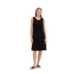 Tom Tailor Jerseykleid Ohne Taschen mit R&uuml;ckendetail deep black 46 - N-Gr N-Gr 46 Kleid von Tom Tailor