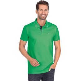 TRIGEMA Poloshirt »Slim Fit Polohemd« 1 Stk. tlg. waldmeister XL XL 100 % Baumwolle, Ringgarn supergekämmt