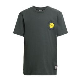 Jack Wolfskin T-Shirt »SMILEYWORLD T Y« slate-green 152 152 Superweiches, bequemes T-Shirt