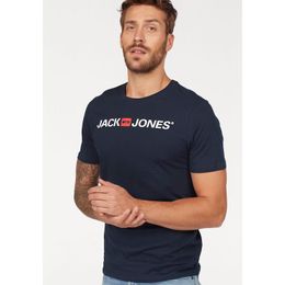 Jack & Jones JACK & JONES T-Shirt &raquo;JJECORP mit Print, vielseitig kombinierbar f&uuml;r den Alltag&laquo; Logodruck, modisch, regular fit, Baumwolle, Rundhals Navy Blazer...