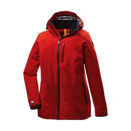 STOY Outdoorjacke »Thiant WMN JCKT A« Damenjacke: wind- u wasserdicht rot 46 46 abzippbare, weiten- und längenregulierbare Kapuze