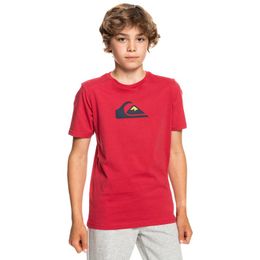Quiksilver T-Shirt »Comp Logo« American Red 8(125-130cm) 8(125-130cm) Stoff: leichter Baumwoll-Jersey [160 g/m2]