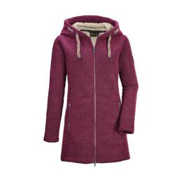 G.I.G.A. by Killtec G.I.G.A. DX BY KILLTEC Fleecejacke &raquo;GW 54 WMN KNTFLC PRK&laquo; Windabweisender Damen Strickfleeceparka mit Kapuze und Fleecefutter pink 44 44 W&auml;rmender...