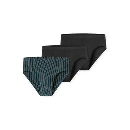 Schiesser Minislip »95/5 Essentials« 3er Pack, mit hohem Beinausschnitt 918-2x schwarz/1x feine Streifen 5 5 Herren-Slip von Schiesser