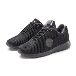 active by Lascana LASCANA ACTIVE Sneaker mit Wohlfühlinnensohle, Schnürhalbschuh, Freizeitschuh VEGAN schwarz 39 39 Textilschuhe, Stoffschuhe - besonders leicht und...