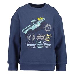 Blue Seven Sweatshirt »Jungen Sweatshirt« 1 Stk. tlg. 571 - DK BLAU 110 110 Sweatshirt mit coolem Monstertruck Druck für Jungen