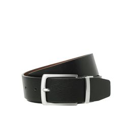 Jack & Jones JACK & JONES Ledergürtel »JACRIO REVERSIBLE LEATHER BELT NOOS« Black Detail:Cognac - Reversible