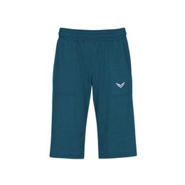 TRIGEMA Jerseyhose »Bermuda aus Single-Jersey« saphir-melange S - US-Größen US-Größen S DELUXE-Single-Jersey