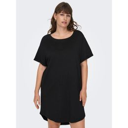Only CARMAKOMA Minikleid »CARMAY LIFE S/S DRESS JRS« Ohne Taschen Sommerkleid Black XL (54) - N-Gr N-Gr XL (54) Regular Fit Passform: umspielt die...