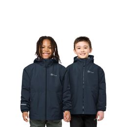 Jack Wolfskin Kinder 3-in-1-Funktionsjacke &raquo;ICELAND 3IN1 JACKET K&laquo; mit Kapuze blau 140