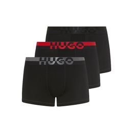 HUGO UNDERWEAR Boxershorts »TRUNK TR. SPLIT LOGO« 3 Stk. tlg., enganliegend, kurzes Bein Black 002 XL (54) XL (54) 3er Pack Trunk von Hugo