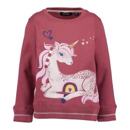 Blue Seven Sweatshirt »Swatshirt« 1 Stk. tlg. 365 - WEIN 128 128 Warmes Einhorn Sweatshirt für Mädchen