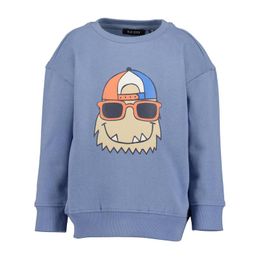 Blue Seven Sweatshirt »Jungen Sweatshirt« 1 Stk. tlg. 524 - BLAU 128 128 Sweatshirt mit coolem Monster Druck für Jungen