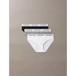 Calvin Klein Underwear Brasilslip »3PK BIKINI« Packung, 3er-Pack, 3 Stk. tlg., mit Logobund Pvhwhite/Pvhblack/Grey 140/146 140/146 3er-Pack...