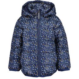 Blue Seven Winterjacke »Winterjacke« 1 Stk. tlg. mit Kapuze 564 - ULTRAMARIN 110 110 Winterjacke mit niedlichem Blumen Alloverdruck
