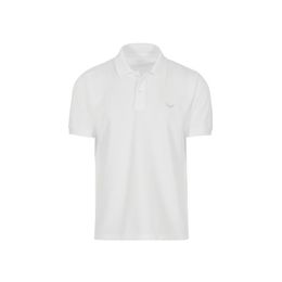 TRIGEMA Poloshirt »Poloshirt DELUXE Piqué« 1 Stk. tlg. steingrau M M DELUXE-Piqué-Qualität