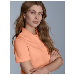 TRIGEMA Poloshirt »Poloshirt aus Baumwolle« 1 Stk. tlg. apricot S S Piqué Qualität