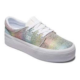DC Shoes Sneaker »Trase Platform« White/Rainbow 11(43) 11(43) Obermaterial: Leder-, Wildleder-,...