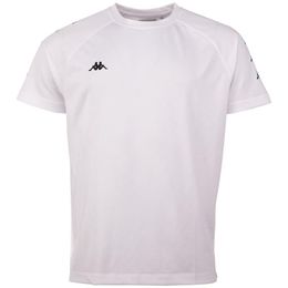 Kappa Fußballtrikot mit coolen Logoprints auf den Schultern bright white 122/128 122/128 Kappa Trikot-shirt für KInder