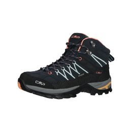 CMP Trekkingschuh »Wanderschuhe Leder/Textil« Blau/Orange 42 42 Verschluss: Schnürung