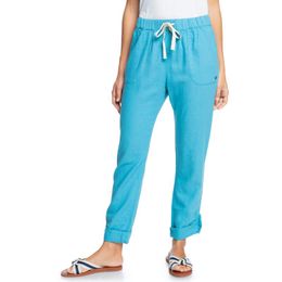 Roxy Cargohose »On The Seashore« Adriatic Blue XXL XXL Stoff: Mischgewebe aus Leinen und Viskose...