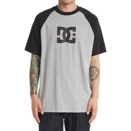 DC Shoes T-Shirt »DC Star« Heather Grey/Black L L Stoff: BaumwollStoff [200 g/m2]