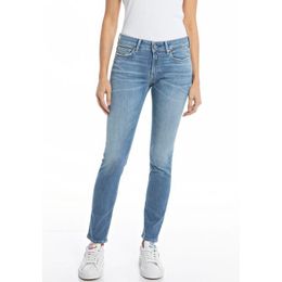 Replay 5-Pocket-Jeans »NEW LUZ Skinny Fit« in Ankle-Länge light blue 521 27 - Länge 32 Länge 32 27 Figurbetonte 5-Pocket-Jeans NEW LUZ von Replay