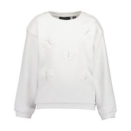 Blue Seven Sweatshirt »Sweatshirt FLOWER« 1 Stk. tlg. 001 - WEISS 98 98 Mädchen Sweatshirt im schlichten Design