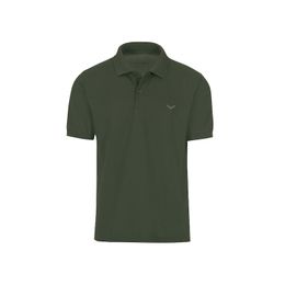 TRIGEMA Poloshirt »Poloshirt DELUXE Piqué« 1 Stk. tlg. rot L L DELUXE-Piqué-Qualität