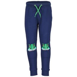 Blue Seven Sweathose »Sweathose« Kontrasteinsatz 573 - DK BLAU 116 116 Jogginghose mit farbigem Knie-Einsatz