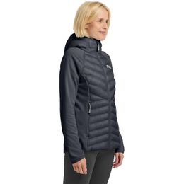 Jack Wolfskin Damen Hybridjacke &raquo;ROUTEBURN PRO HYBRID W&laquo; mit Kapuze grau L (42/44)