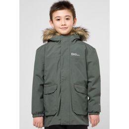 Jack Wolfskin 3-in-1-Funktionsjacke &raquo;COSY BEAR 3IN1 PARKA K&laquo; mit Kapuze slate-green 152 152 4 H&uuml;fttaschen