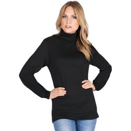 TRIGEMA Rollkragenshirt »Langarm Ski- und Sport-Rollkragenpullover« 1 Stk. tlg. schwarz XL XL 100% Baumwolle