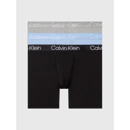 Calvin Klein Underwear Boxer »CK BOXER BRIEF 3PK« Packung, 3 Stk. tlg., mit längerem Bein GRIFFIN, BEL AIR BLUE, BLACK XXL (56) XXL (56) CALVIN...