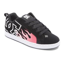 DC Shoes Sneaker »Court Graffik« Black/Flames 6,5(37,5) 6,5(37,5) Nubukleder- und/oder Lederobermaterial...