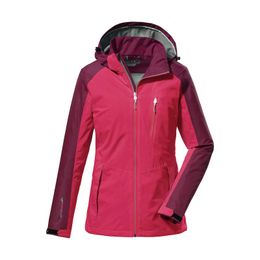 Killtec Outdoorjacke »KOS 5 WMN JCKT« Leichte, wasserdichte Damenjacke mit Colourblock-Design, packbar rosé 40 40 leichte Damen Funktionsjacke
