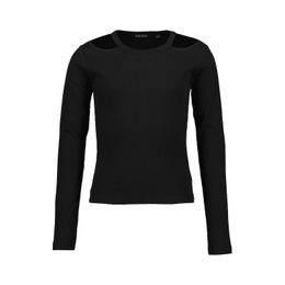 Blue Seven M&auml;dchen Langarmshirt mit tollen Cut-Outs an den Schultern schwarz 176