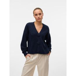 Véro Moda VERO MODA Strickjacke »VMCECILY LS V-NECK CARDIGAN GA« Navy Blazer XS XS Gestrickter Cardigan von Vero Moda