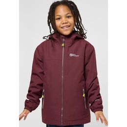 Jack Wolfskin 3-in-1-Funktionsjacke »SNOWCURL 3IN1 JACKET K« mit Kapuze boysenberry 104 104 Taftgefütterte Ärmel