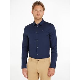 Tommy Jeans Langarmhemd »Sabim Stretch Hemd Shirt« Stretch Hemd, Premium, Slim Fit, mit Elasthan black iris S - N-Gr N-Gr S Klassisches Tommy Jeans...